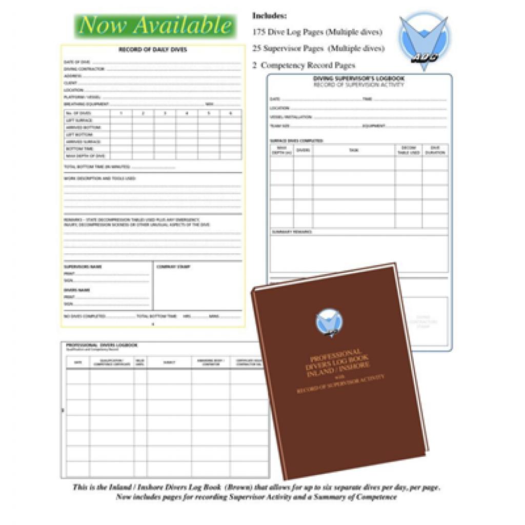 ADC Commercial Divers Logbook