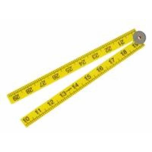 Nylon folding ruler 1metre / 39 inches